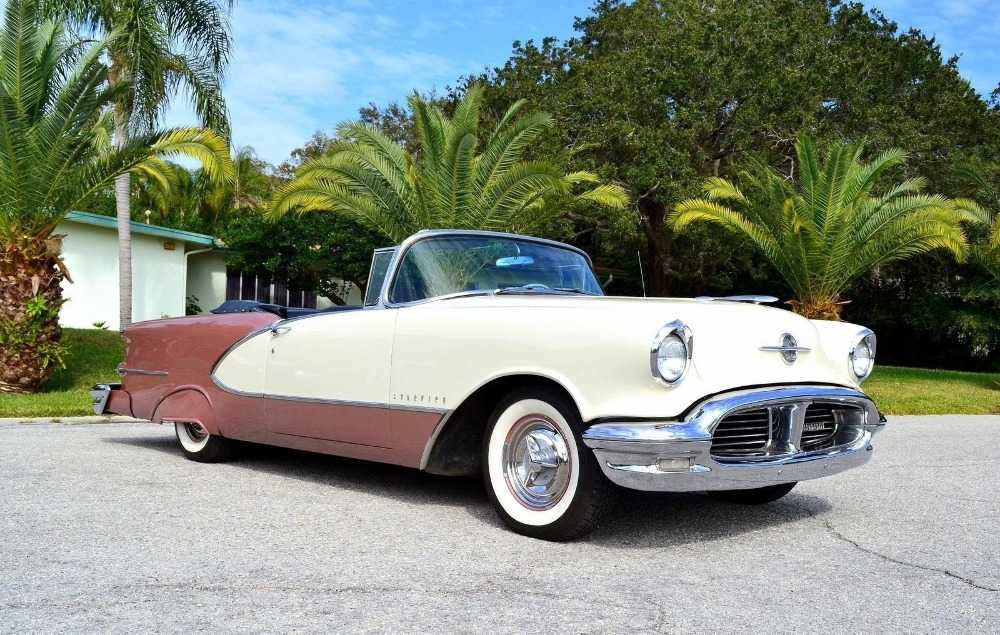 Lot M23-484 - 1956 Oldsmobile 98 Starfire Convertible | Premier Auction ...