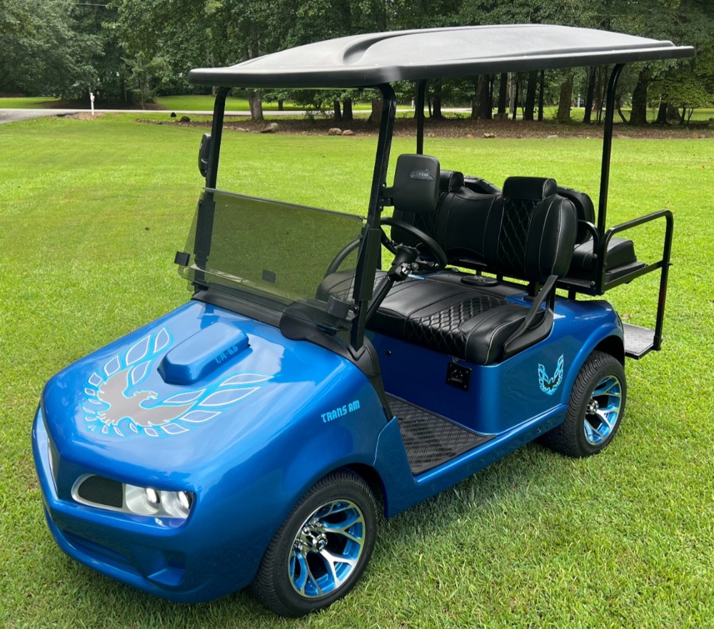 Lot D25-397 - EZGO TXT Custom Trans Am Bandit Electric Golf Cart ...