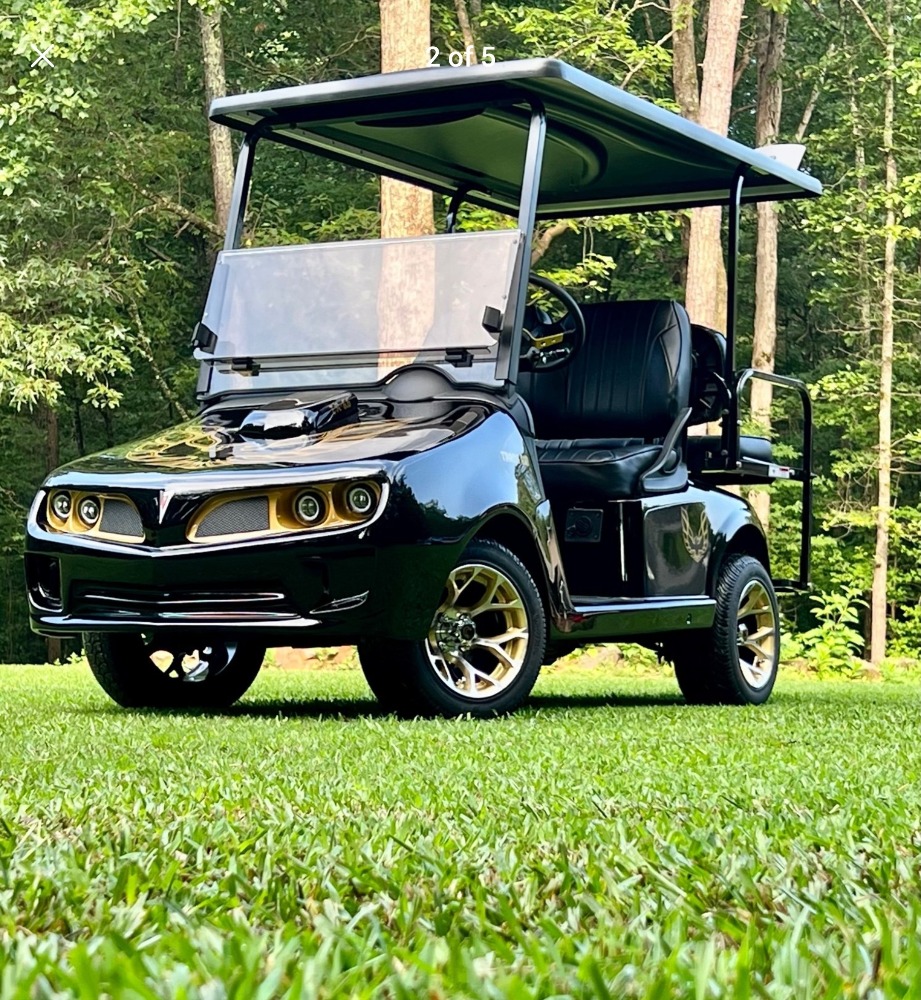 Lot A25-100 - EZGO TXT Custom Trans Am Bandit Electric Golf Cart ...