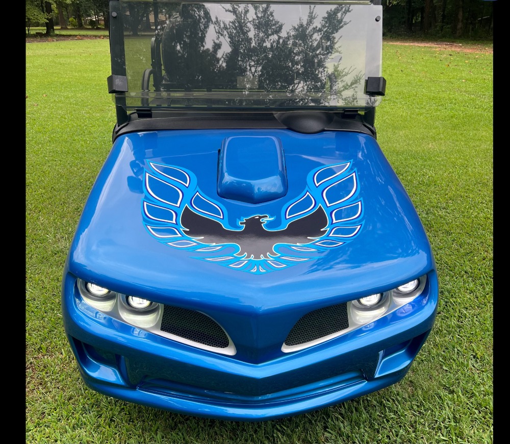 Lot D25-397 - EZGO TXT Custom Trans Am Bandit Electric Golf Cart ...