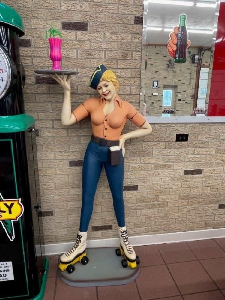 Lot J23-389 - Car Hop Server on Roller Skates | Premier Auction Group