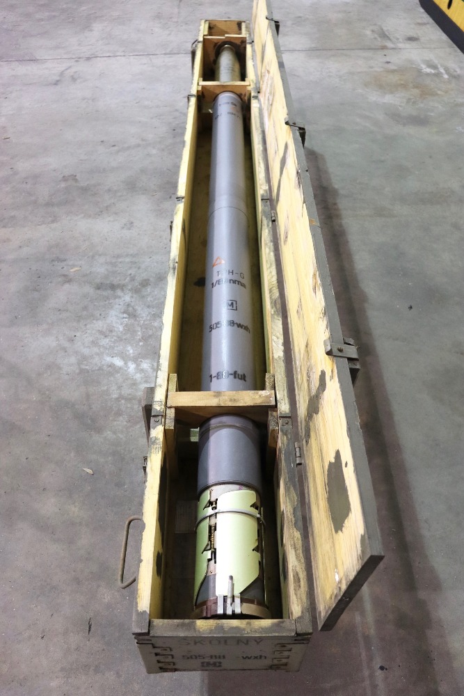 Lot D25-080 - Vintage Inert 122mm Military Training Rocket Grad Missile ...