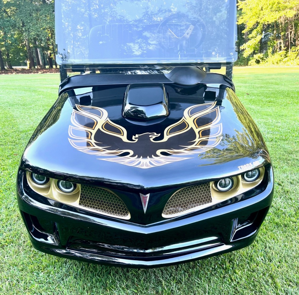 Lot A25-100 - EZGO TXT Custom Trans Am Bandit Electric Golf Cart ...