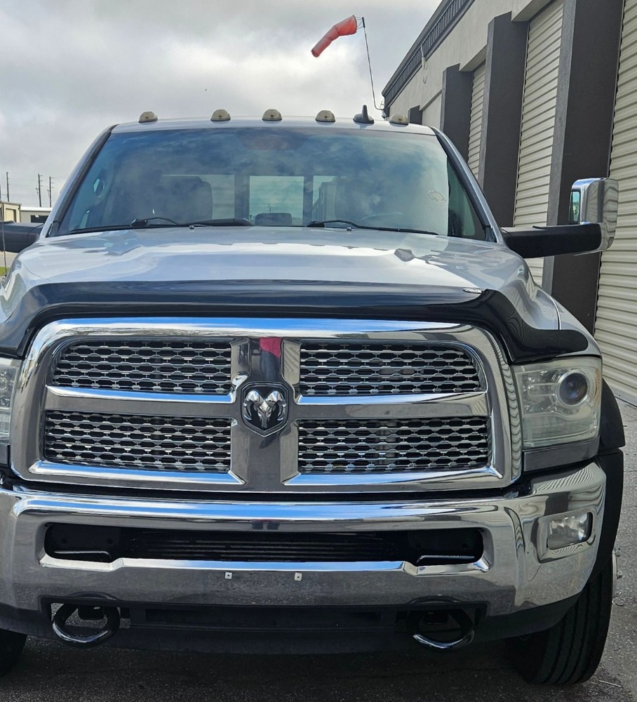 Lot M25-602 - 2014 Dodge Ram 5500 Laramie Car Hauler and Trailer ...