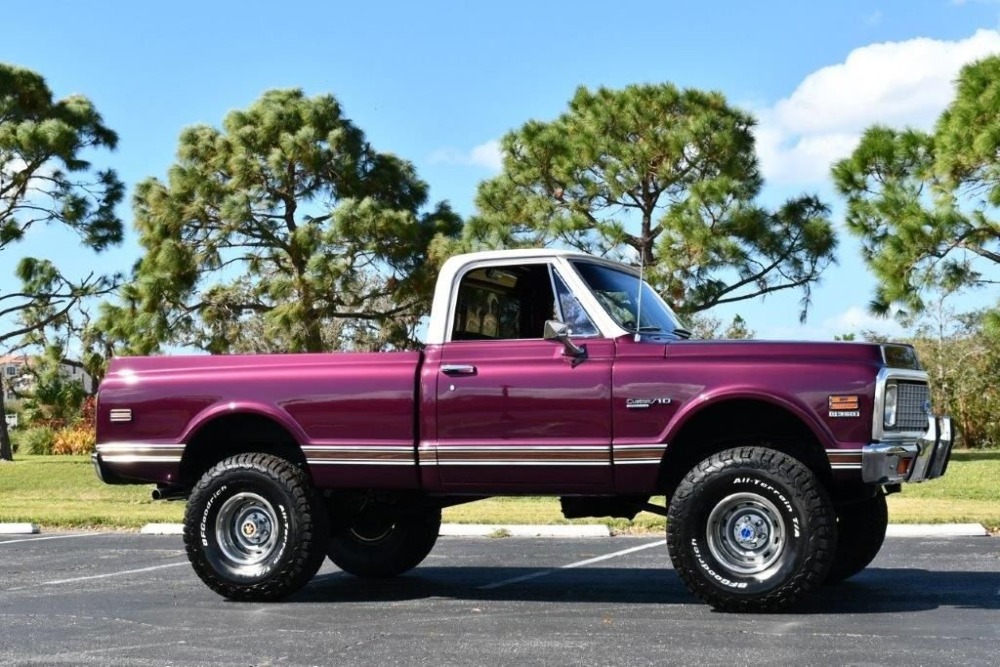 Lot D24-207 - 1972 Chevrolet K10 Fleetside Short Bed Pickup 4x4 ...