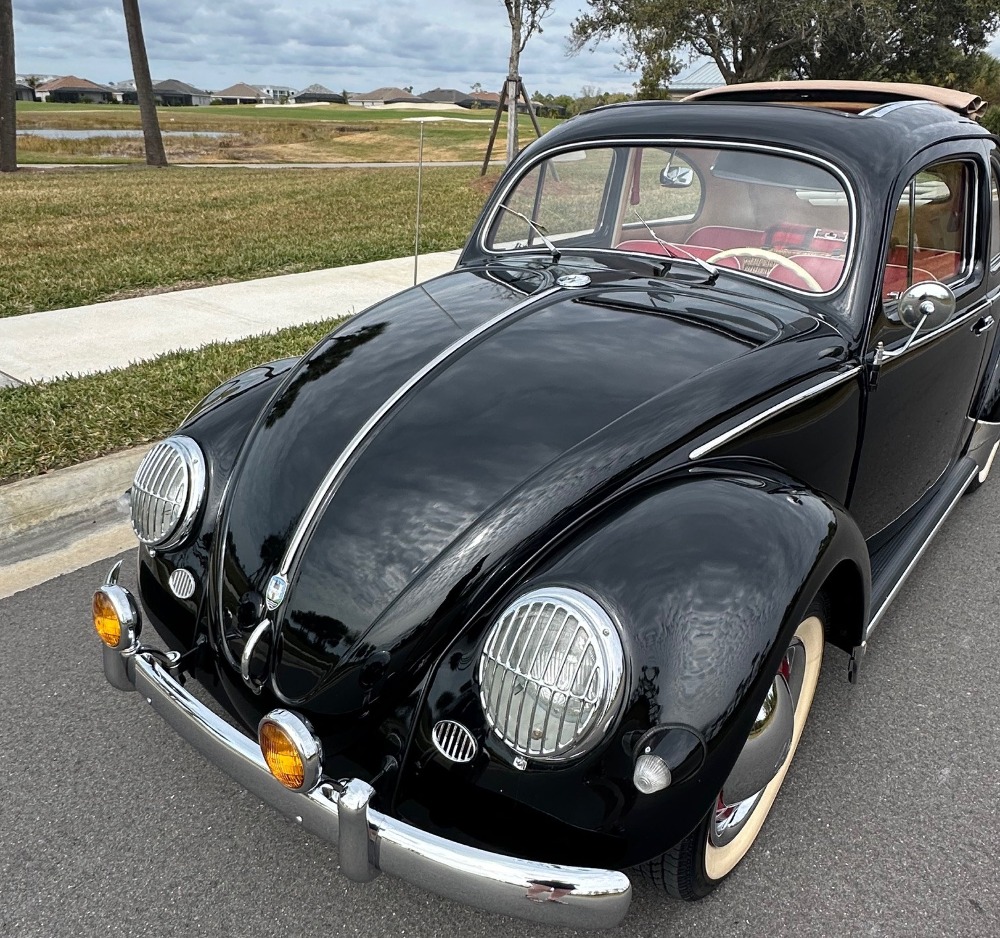 Lot M26-524 - 1957 Volkswagen Beetle Oval Window Ragtop with 1950s ...