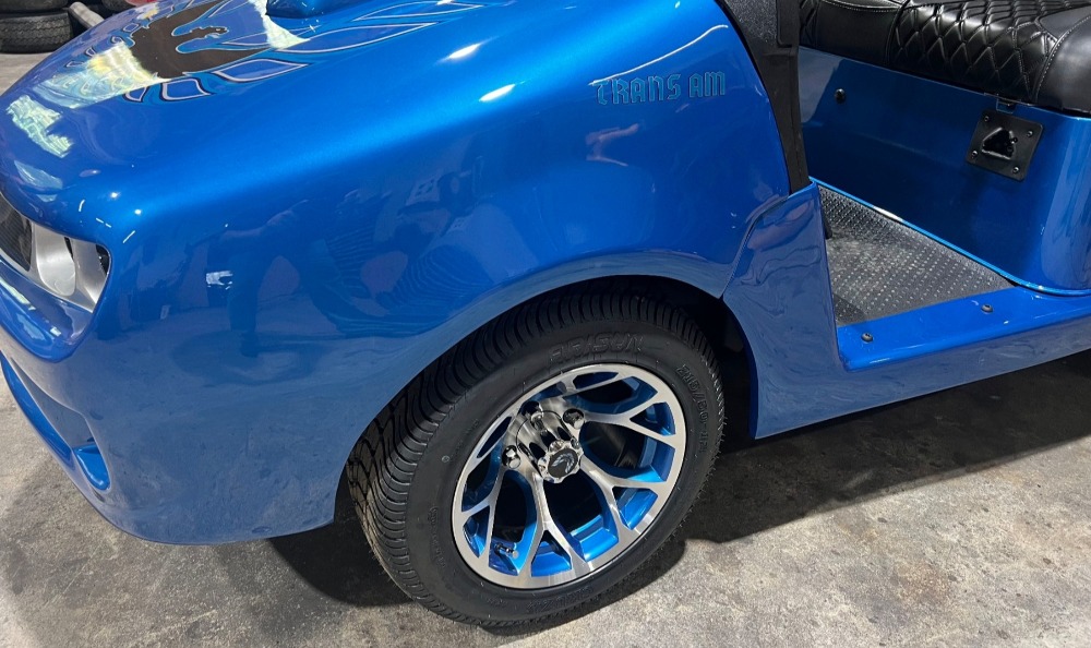 Lot D25-397 - EZGO TXT Custom Trans Am Bandit Electric Golf Cart ...