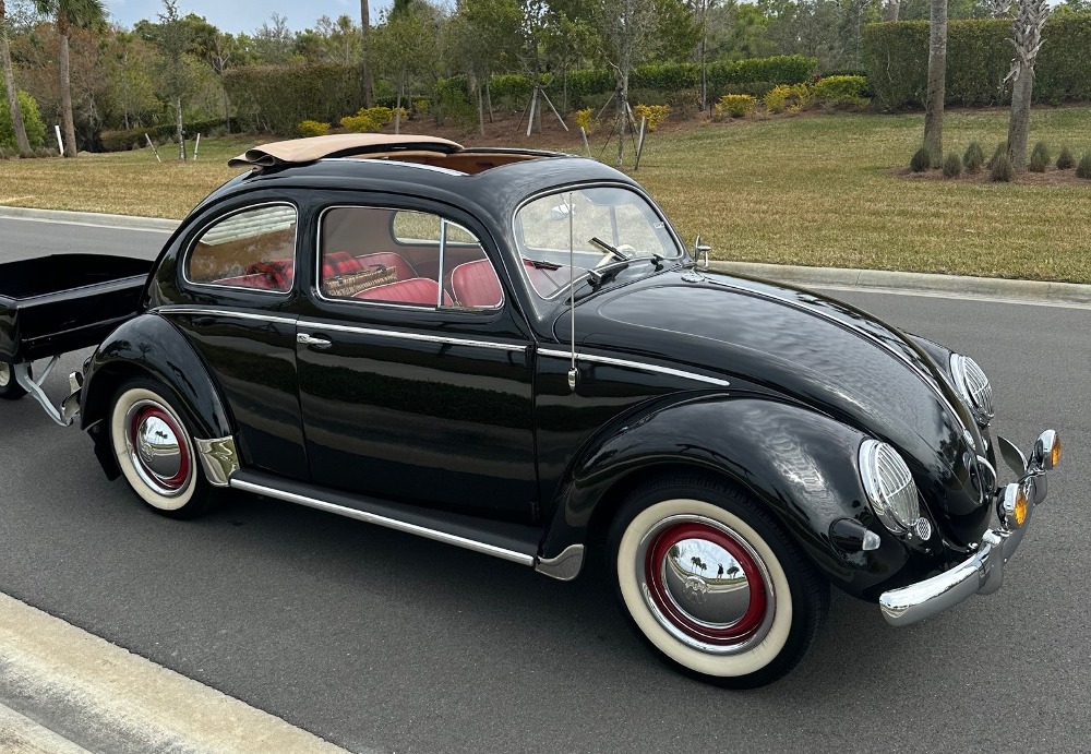 Lot M26-524 - 1957 Volkswagen Beetle Oval Window Ragtop with 1950s ...