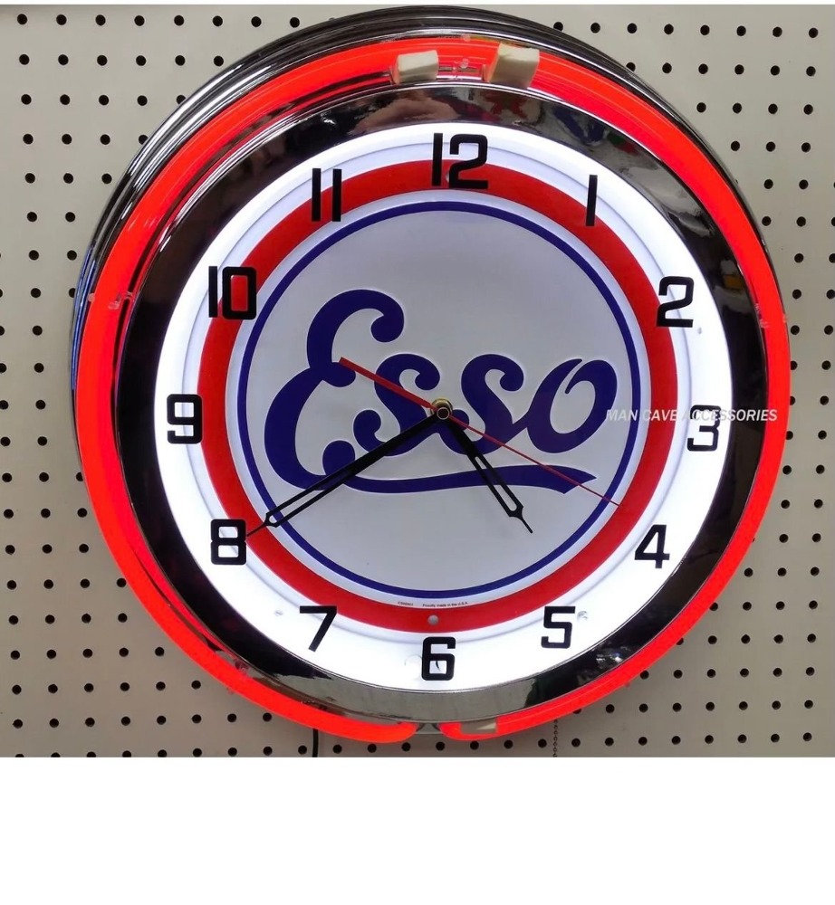 Lot D23-079 - Esso Neon Clock | Premier Auction Group