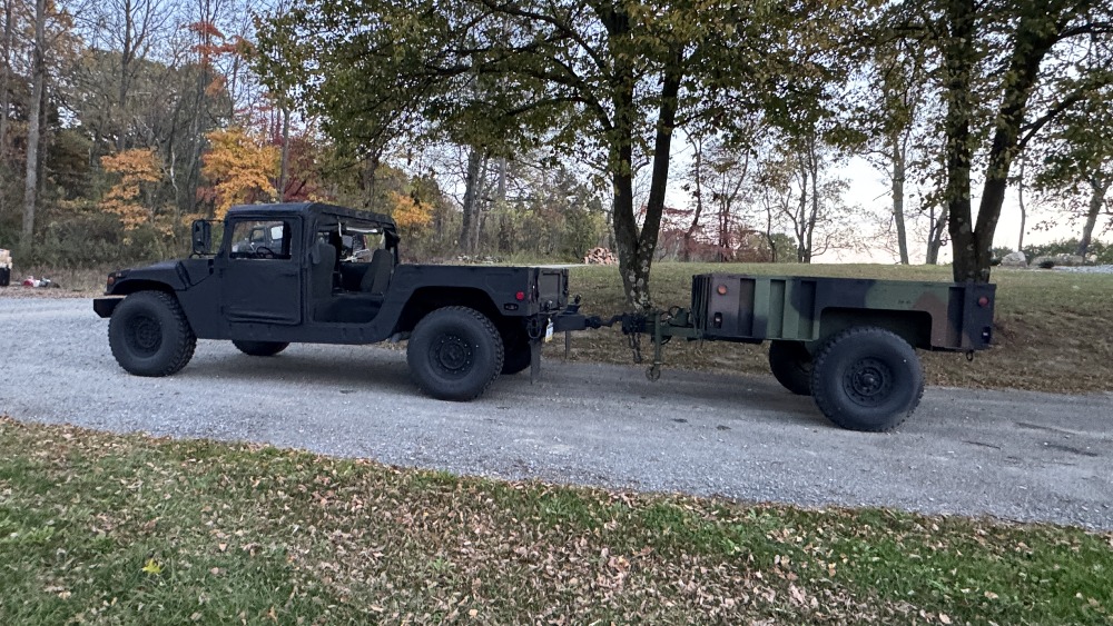Lot D25-258 - 1994 American General M998 HMMWV with Trailer | Premier ...
