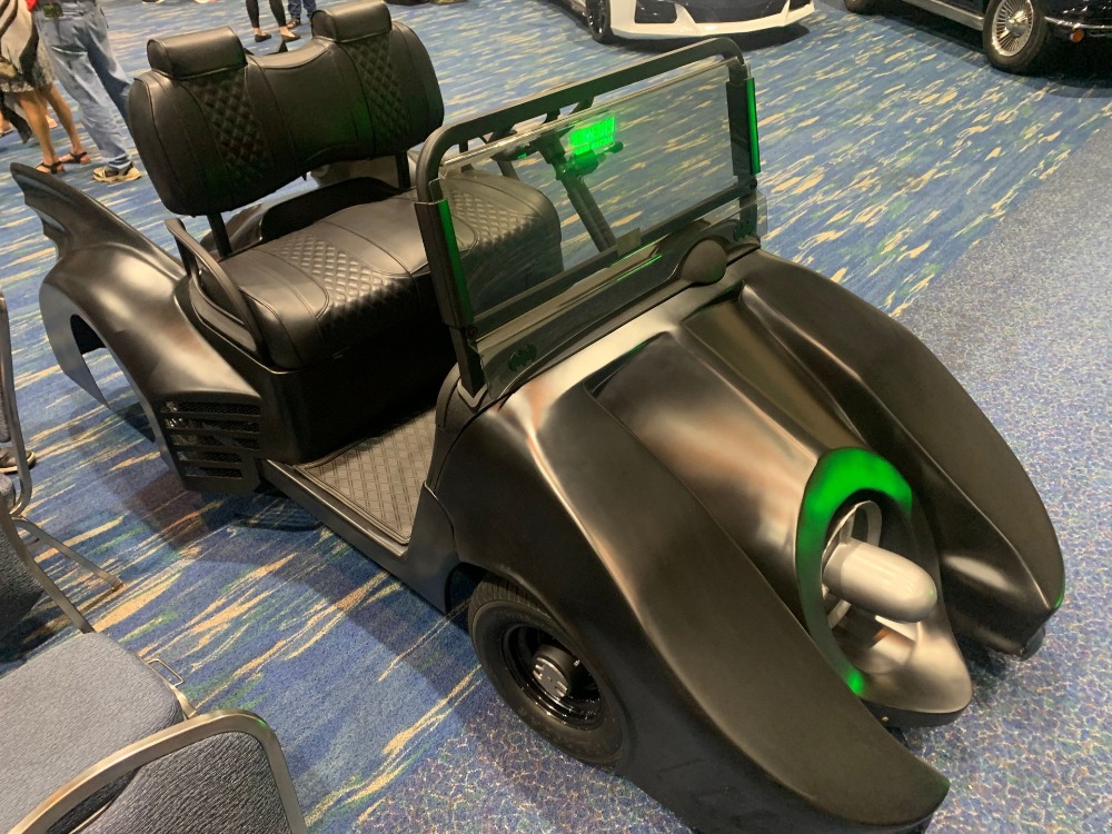 Lot D25-099 - Batmobile Custom Golf Cart | Premier Auction Group