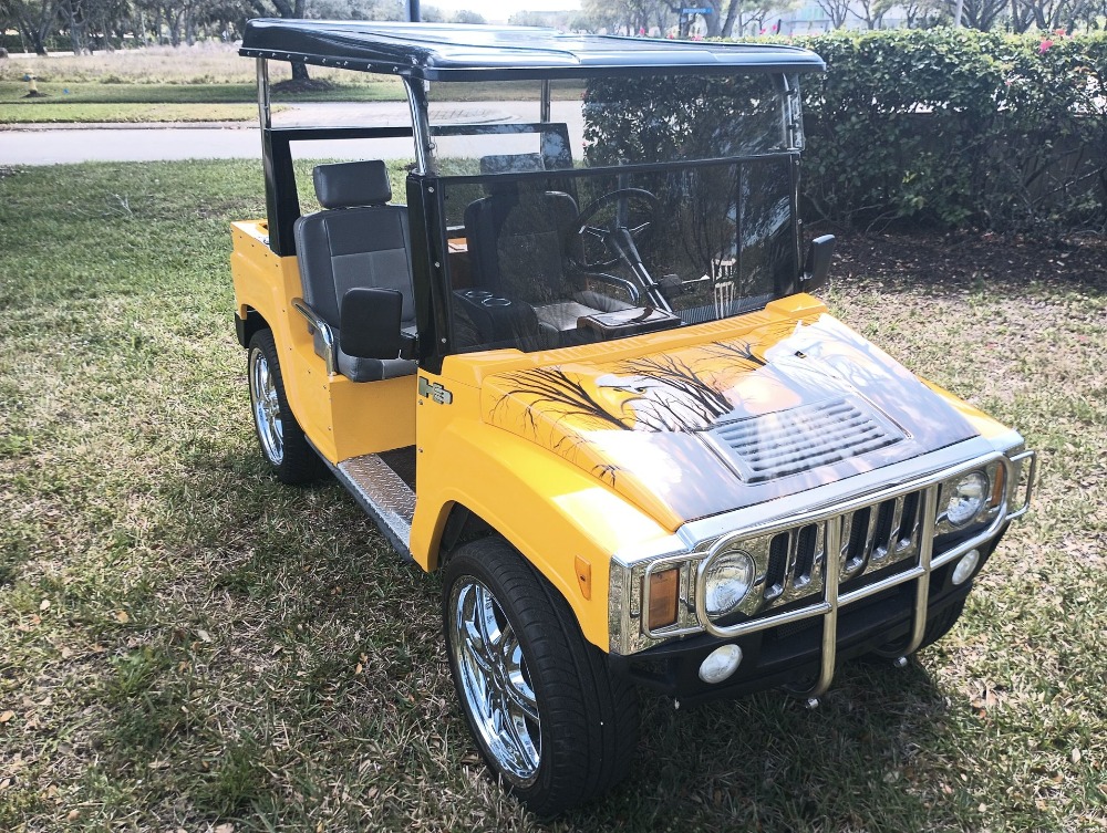 Lot A25-227 - 2015 ACG Hummer H3 Electric Golf Cart | Premier Auction Group