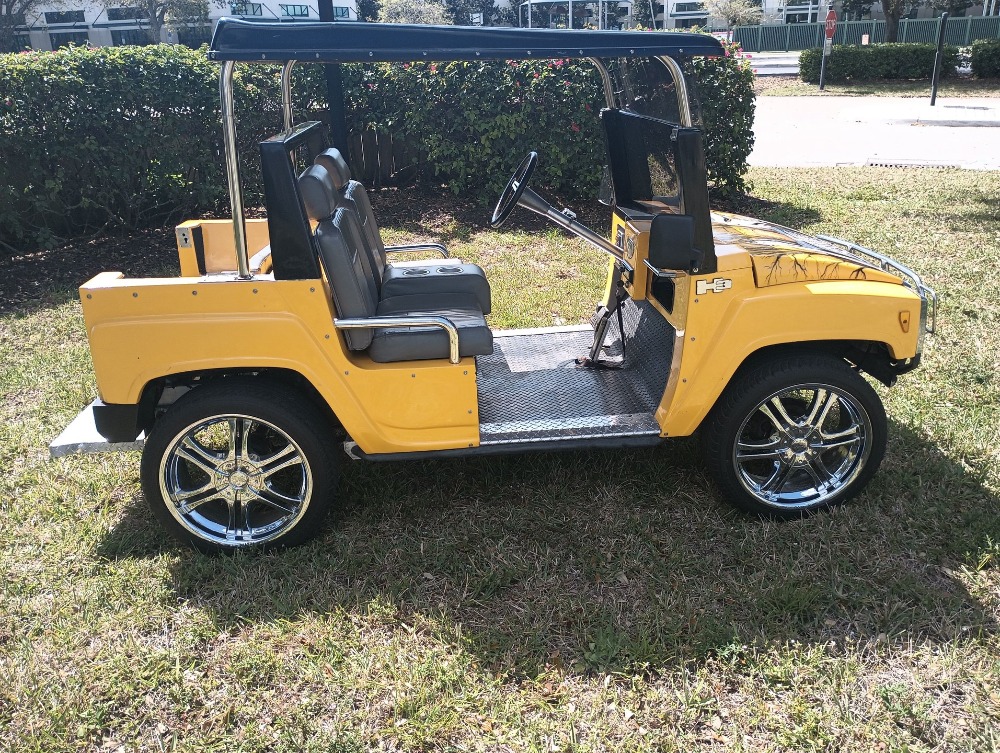 Lot A25-227 - 2015 ACG Hummer H3 Electric Golf Cart | Premier Auction Group