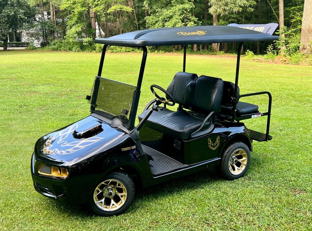 Lot A25-100 - EZGO TXT Custom Trans Am Bandit Electric Golf Cart ...